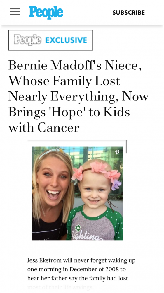 My People Magazine Exclusive! – Headbands of Hope