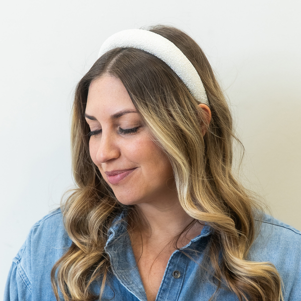 Traditional Headband - White Specs - Headbands of Hope