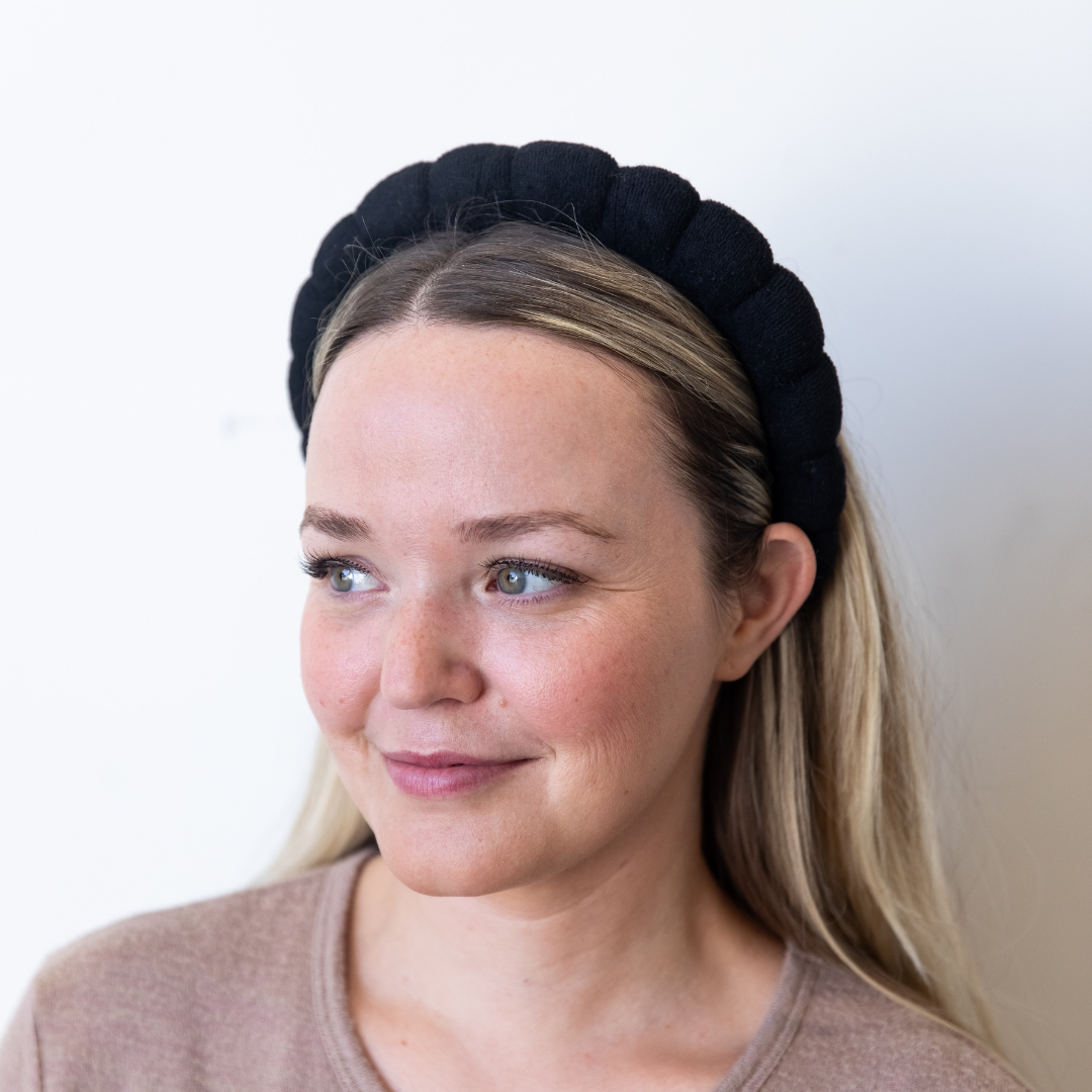 The Croissant Headband - Black - Headbands of Hope