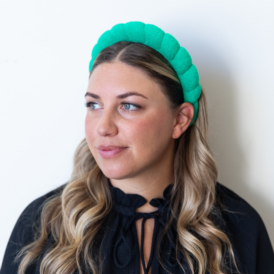 The Croissant Headband - Green - Headbands of Hope