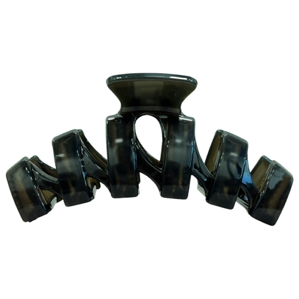 Large Bendable Zig Zag Claw Clip - Holds Thick Hair, Bendable Design ...